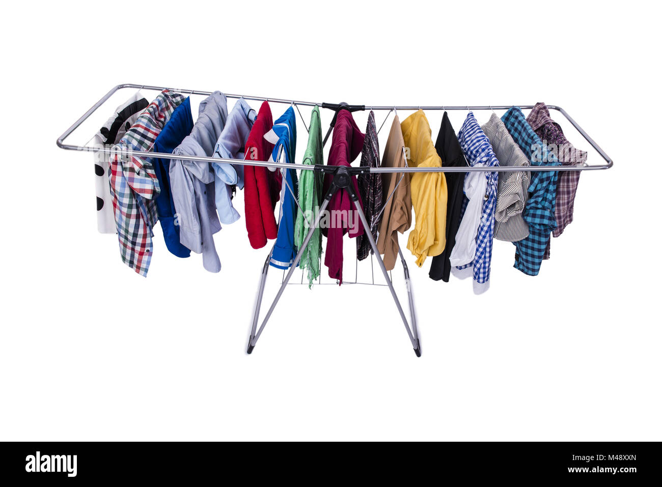 Empty cloth drying stand hi-res stock photography and images - Alamy
