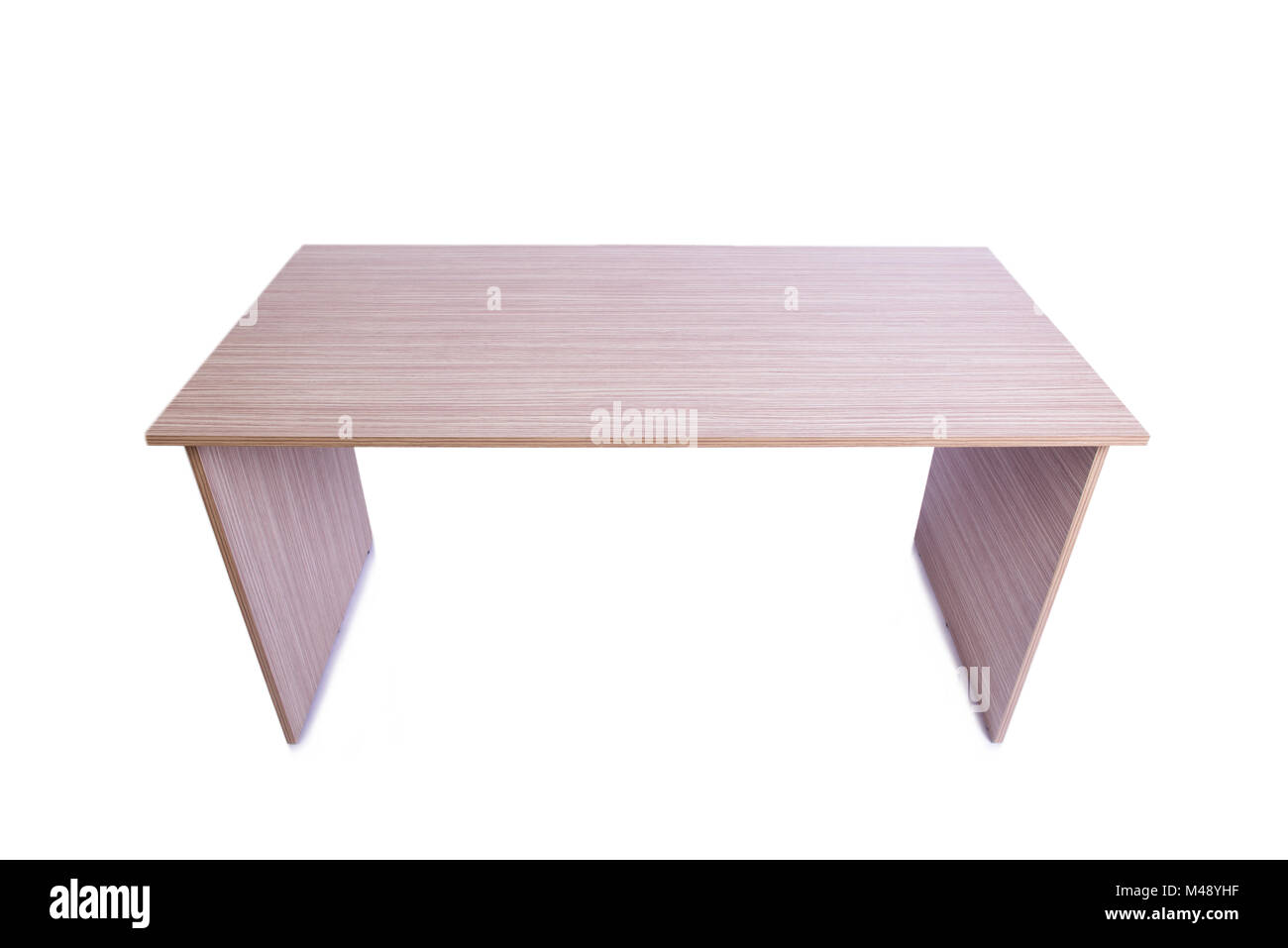 Computer home desk isolated on the white background Stock Photo - Alamy