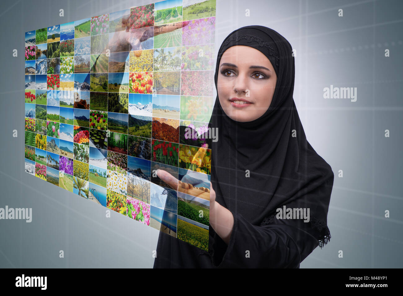 Arabic woman collage hi-res stock photography and images - Alamy