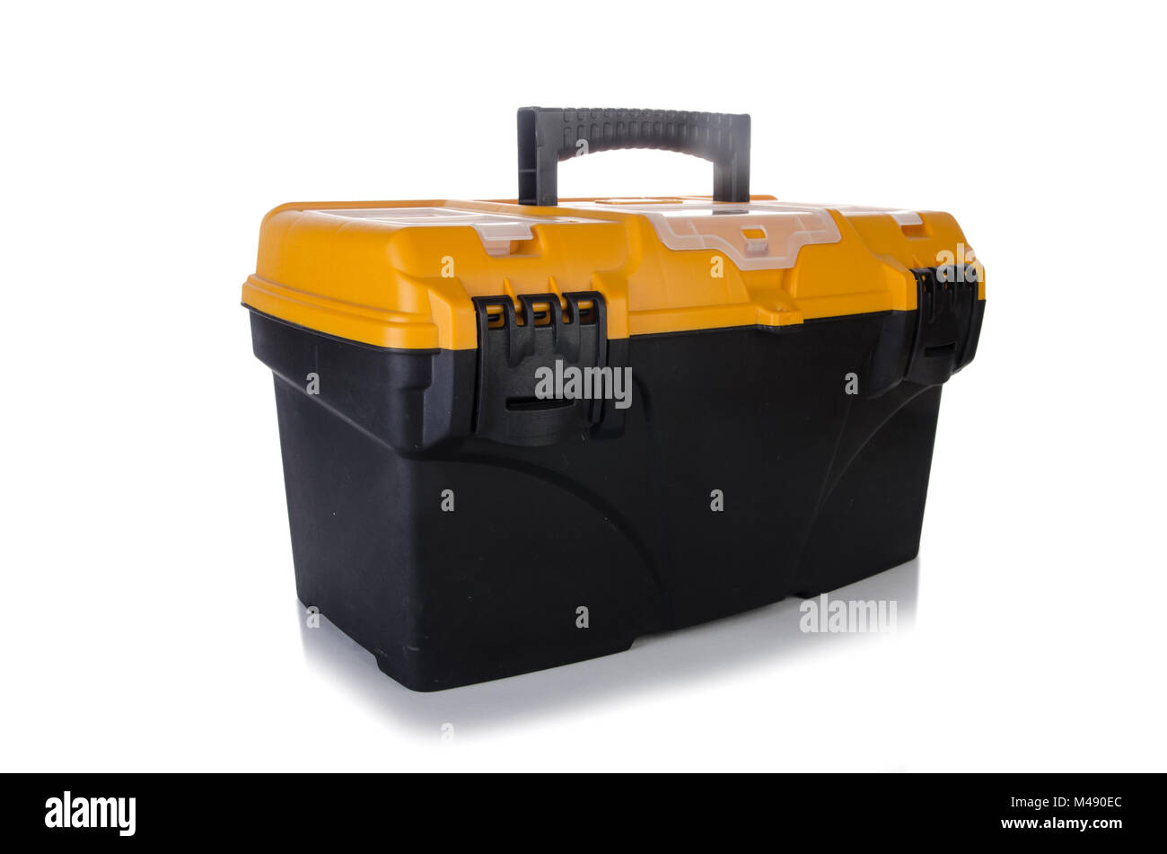 Toolkit box isolated on the white background Stock Photo - Alamy