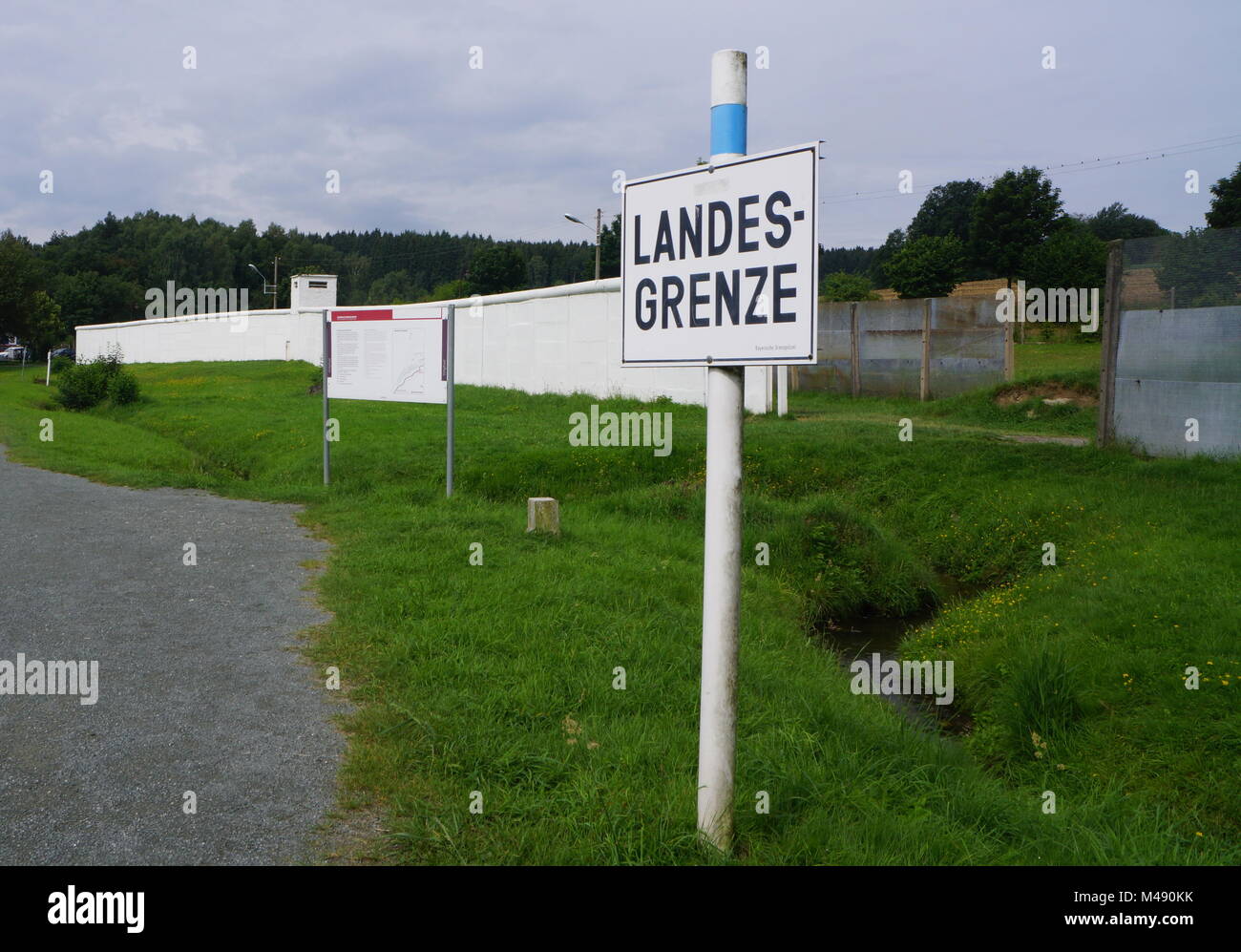 German Country Border Museum in Mödlareuth,Germany Stock Photo - Alamy