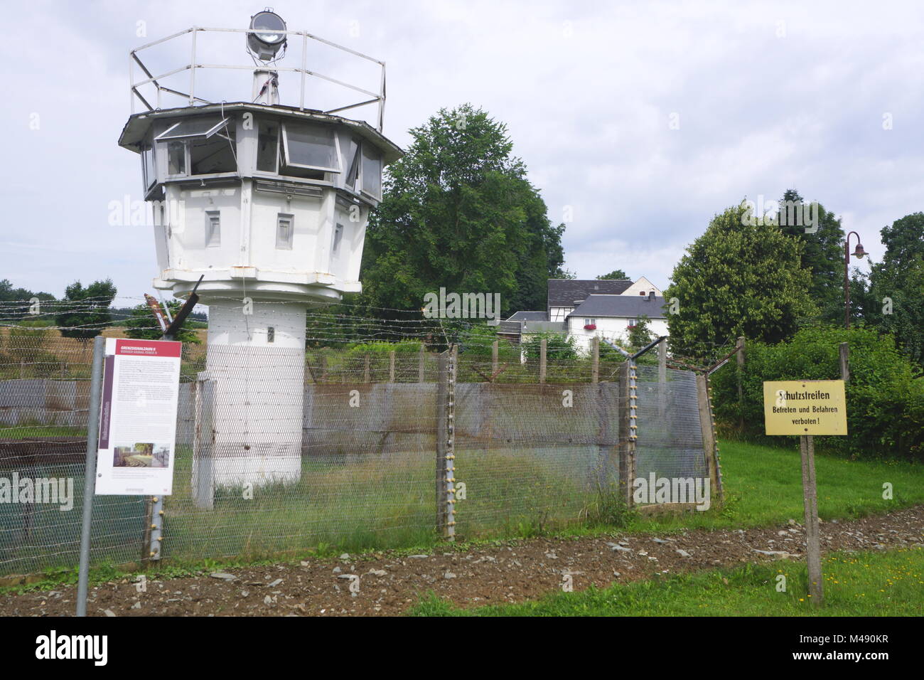 German Country Border Museum in Mödlareuth,Germany Stock Photo - Alamy