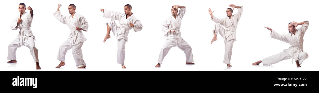 Karate kick collage hi-res stock photography and images - Alamy