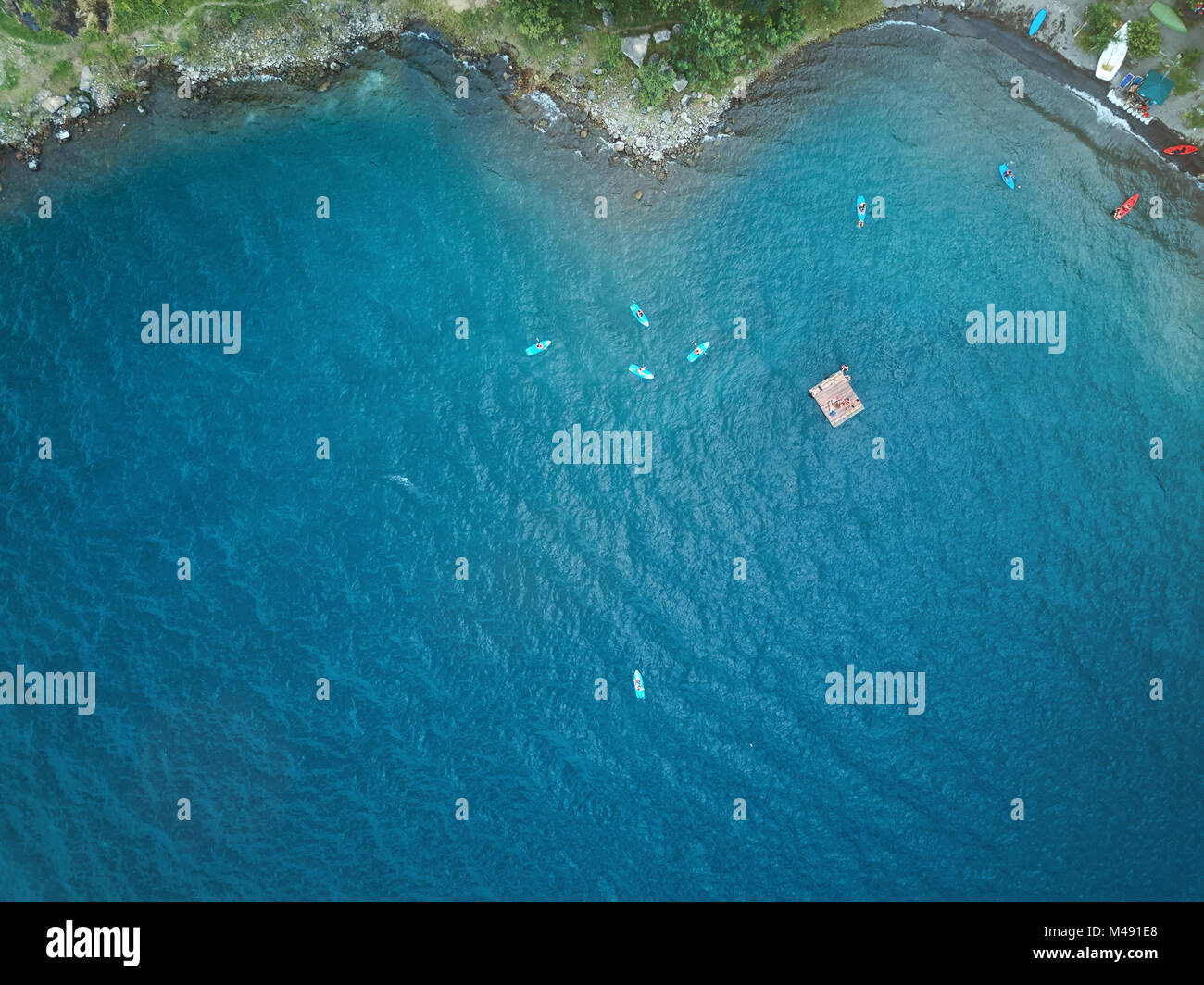 Drone travel exotic lagoon beach hi-res stock photography and images ...