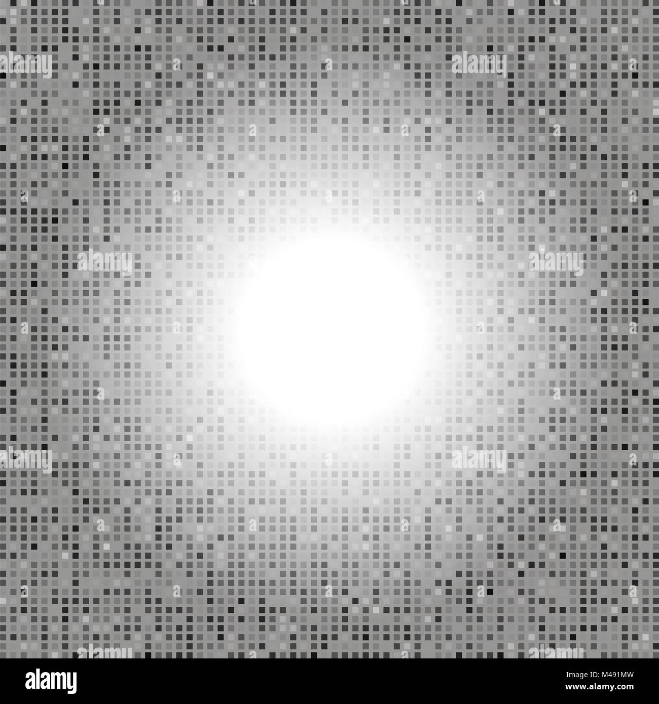 Abstract Grey Creative Pixel Technology Background Stock Photo - Alamy