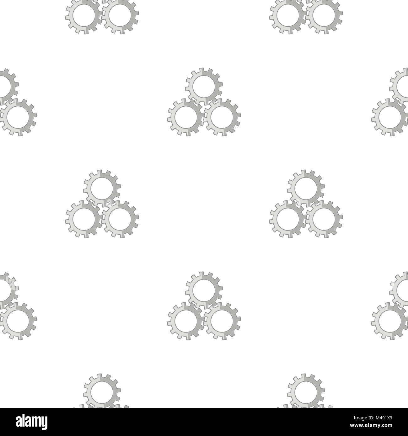 Seamless Gear Pattern Stock Photo - Alamy