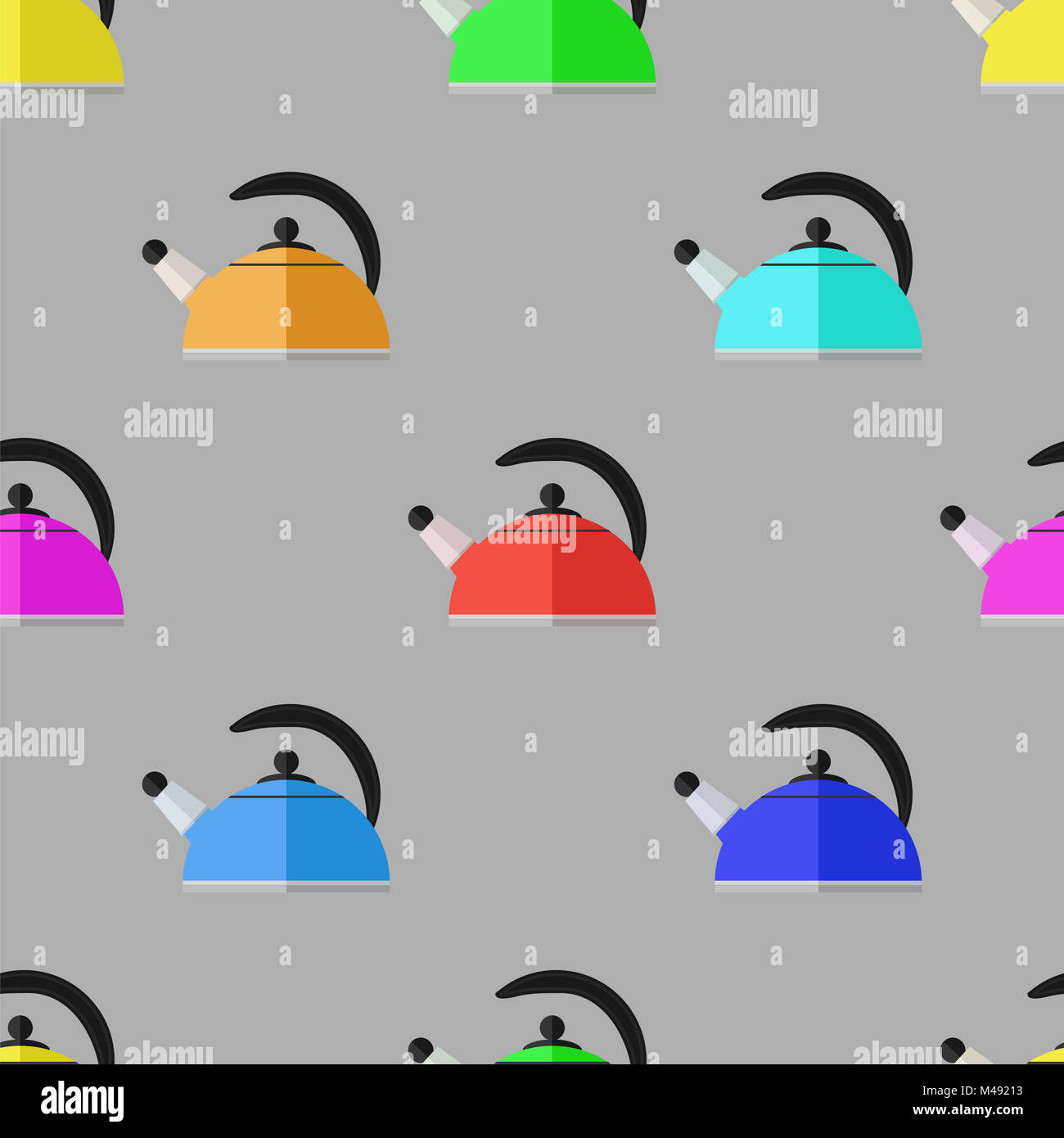 Colorful tea kettle hi-res stock photography and images - Alamy