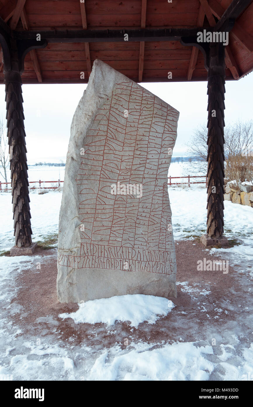 Rune stone rök hi-res stock photography and images - Alamy