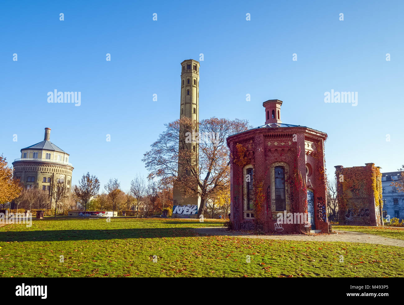 Water Tower, Berlin, Germany Stock Photo - Alamy