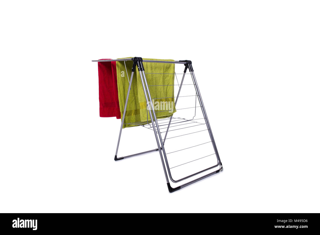 Empty clothes drying stand hi-res stock photography and images - Alamy
