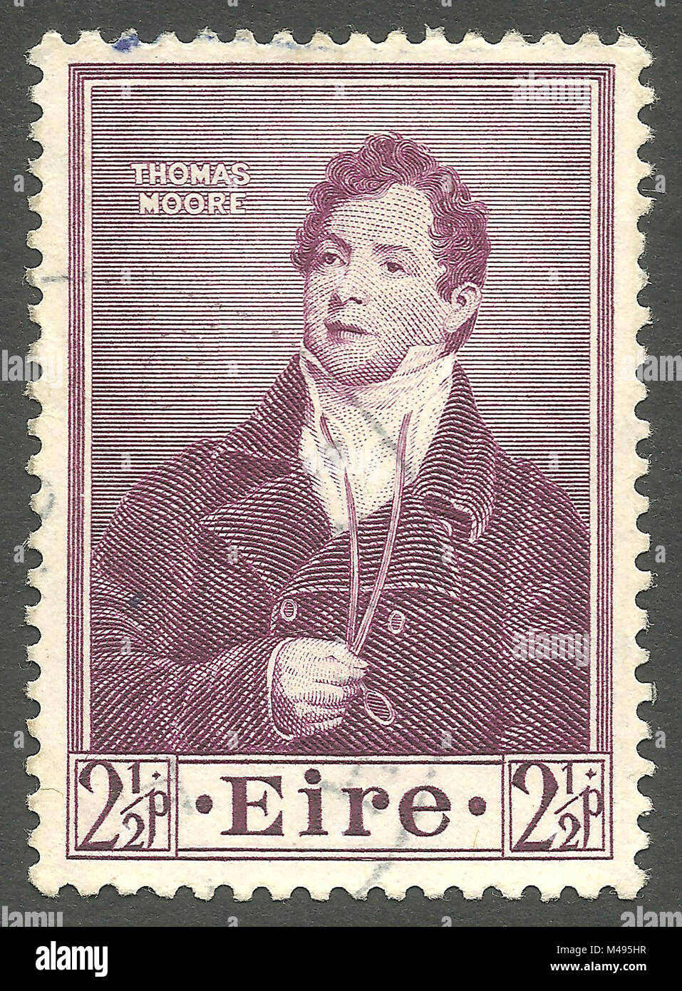 Ireland - stamp printed in1952, Memorable issue Famous people ...