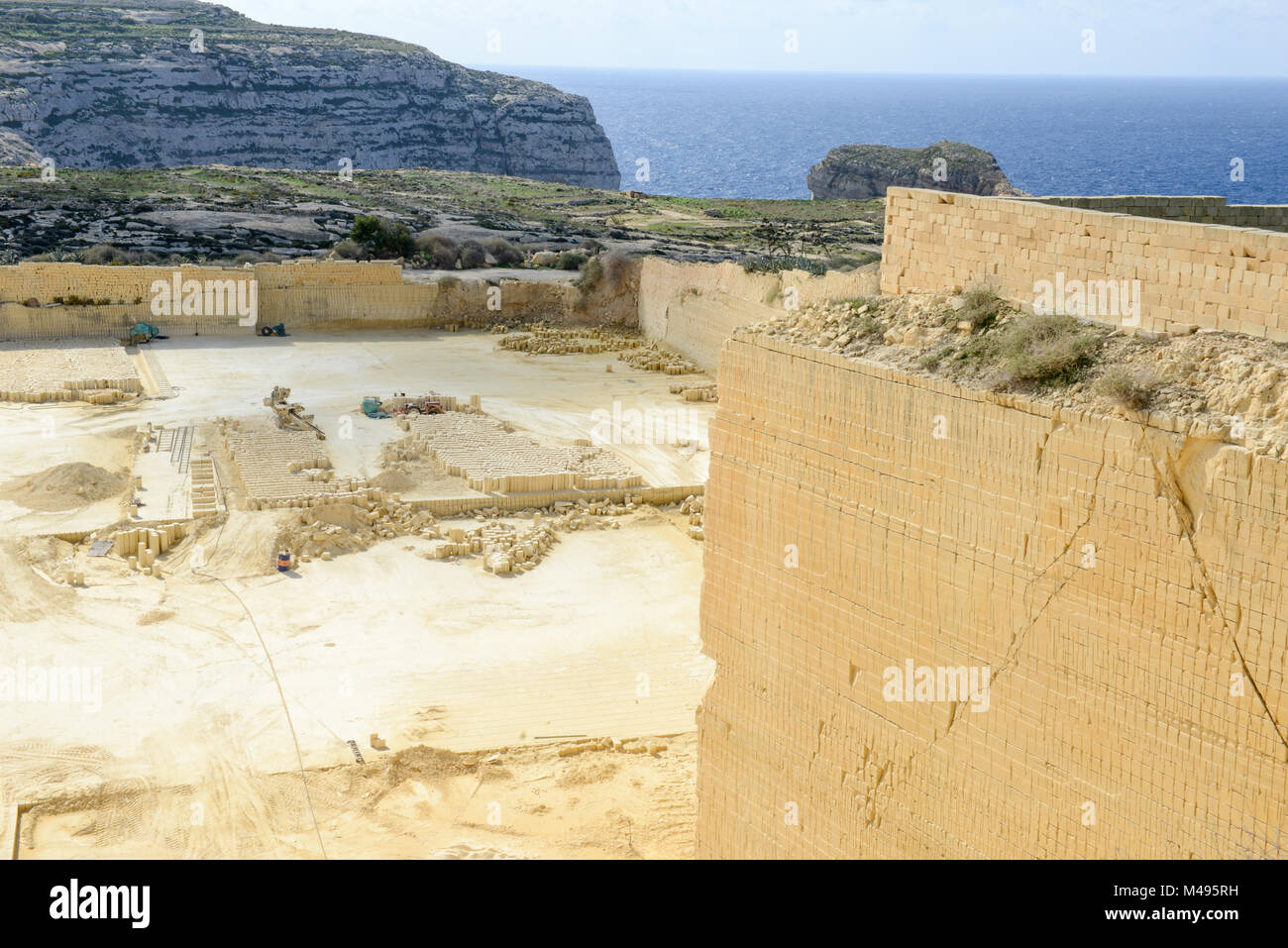 Mountain quarry mineral island hi-res stock photography and images - Alamy