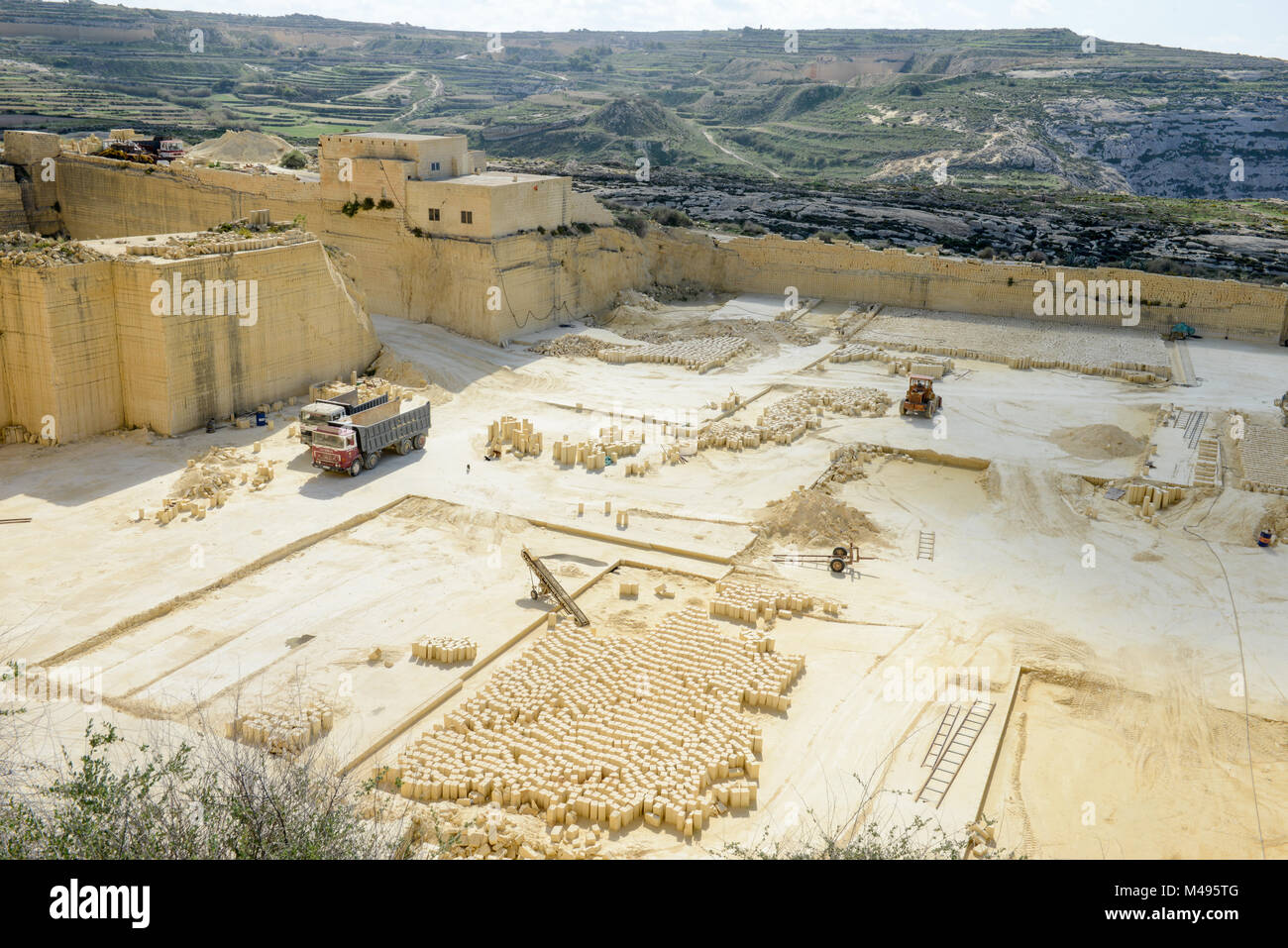 Mountain quarry mineral island hi-res stock photography and images - Alamy