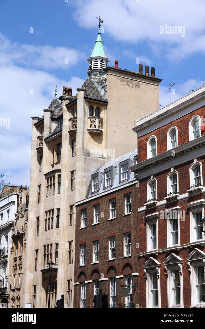 London, United Kingdom - typical English residential architecture Stock ...