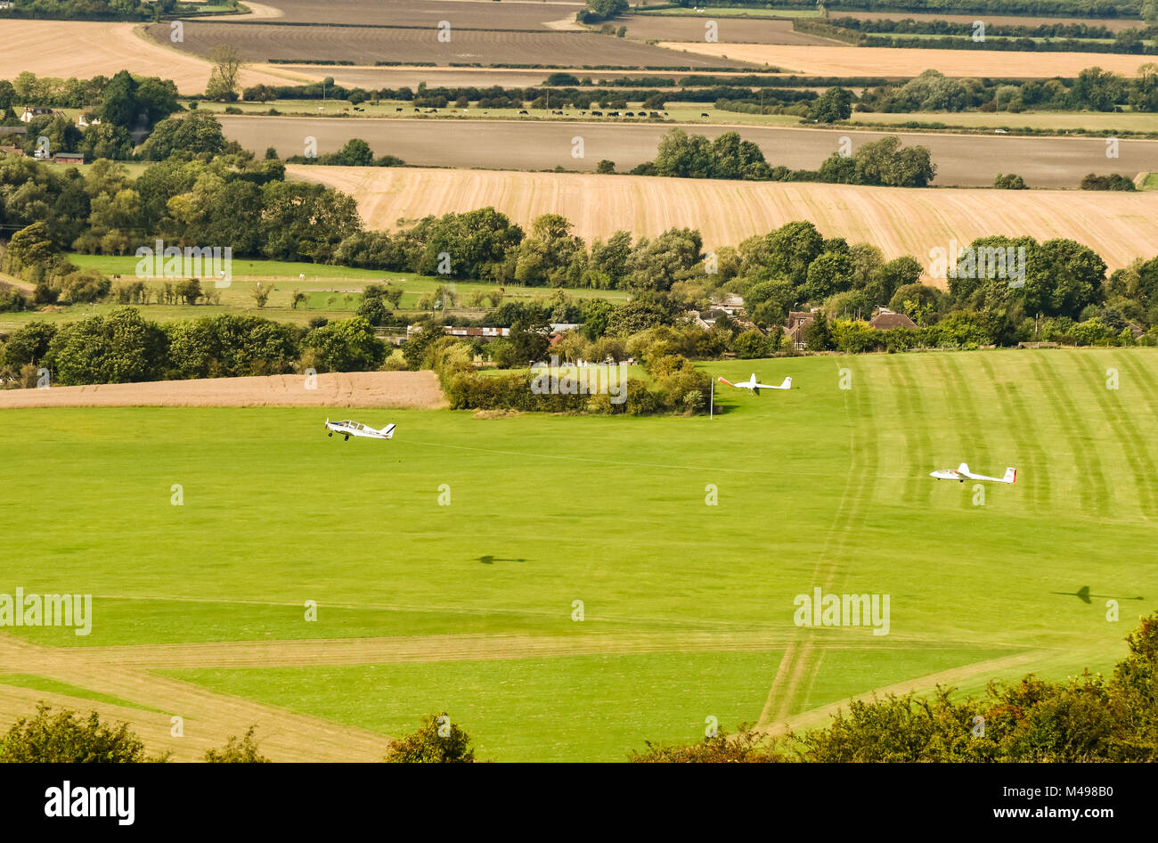 Dunstable Downs Landscape 2 Stock Photo - Alamy