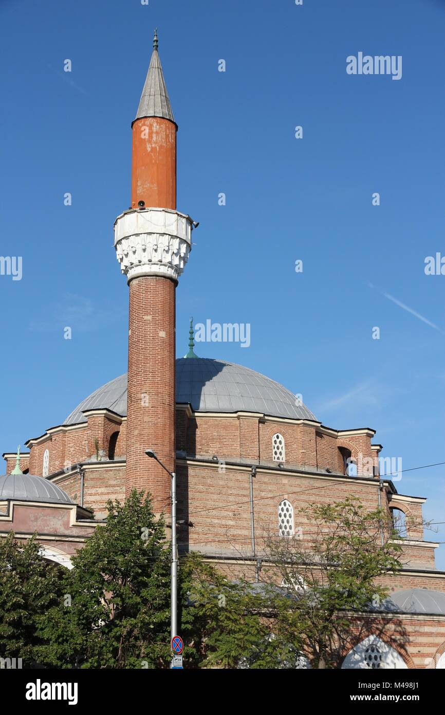 Sofia, Bulgaria - famous Banya Bashi Mosque. Ottoman architecture Stock ...