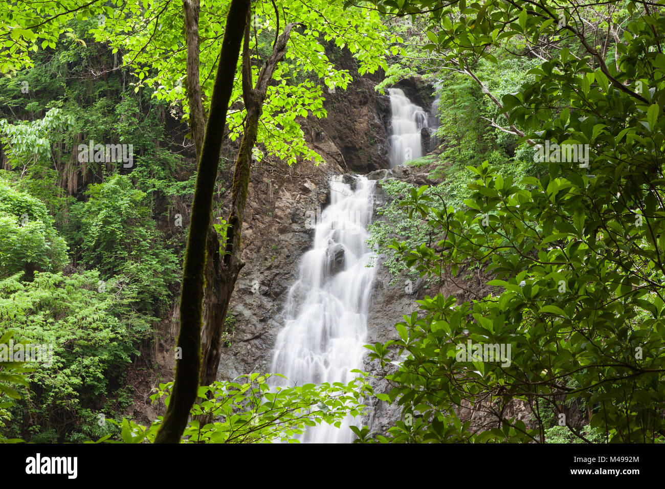 Montezuma waterfall in Costa Rica Stock Photo - Alamy