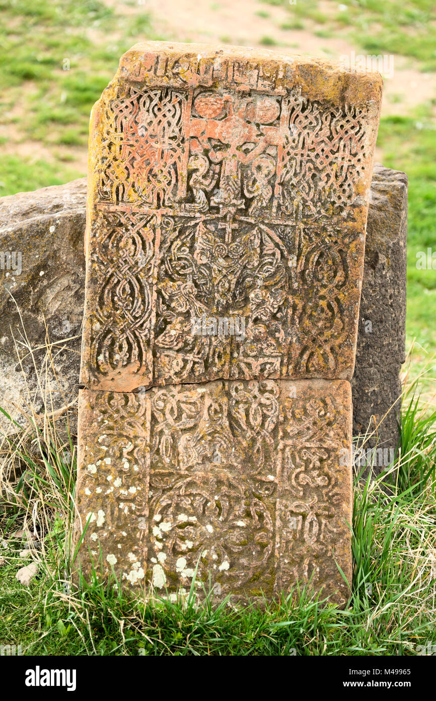 Khachkar, the sacred cross-stone Stock Photo - Alamy