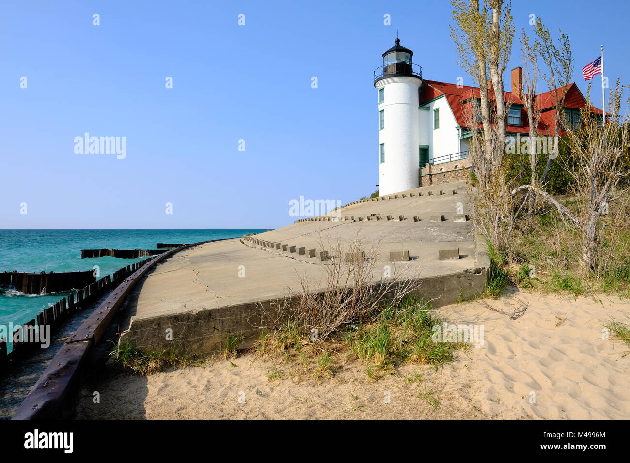 Point betsie light hi-res stock photography and images - Alamy