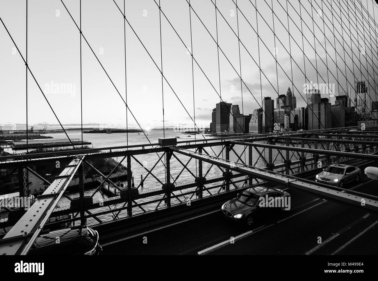 Infinity bridge view Black and White Stock Photos & Images - Alamy