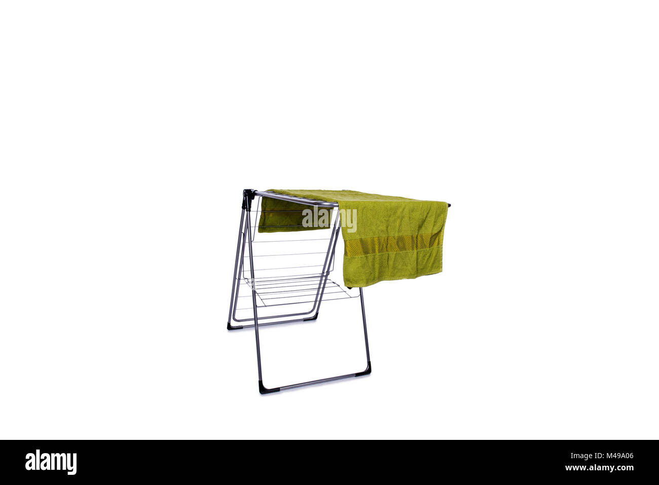 Empty clothes drying stand hi-res stock photography and images - Alamy