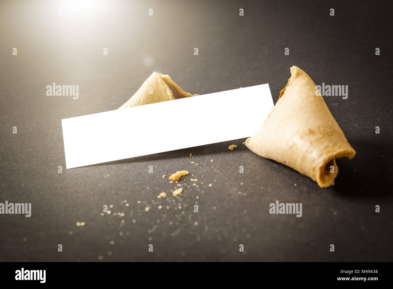 Fortune cookie with empty paper hi-res stock photography and images - Alamy