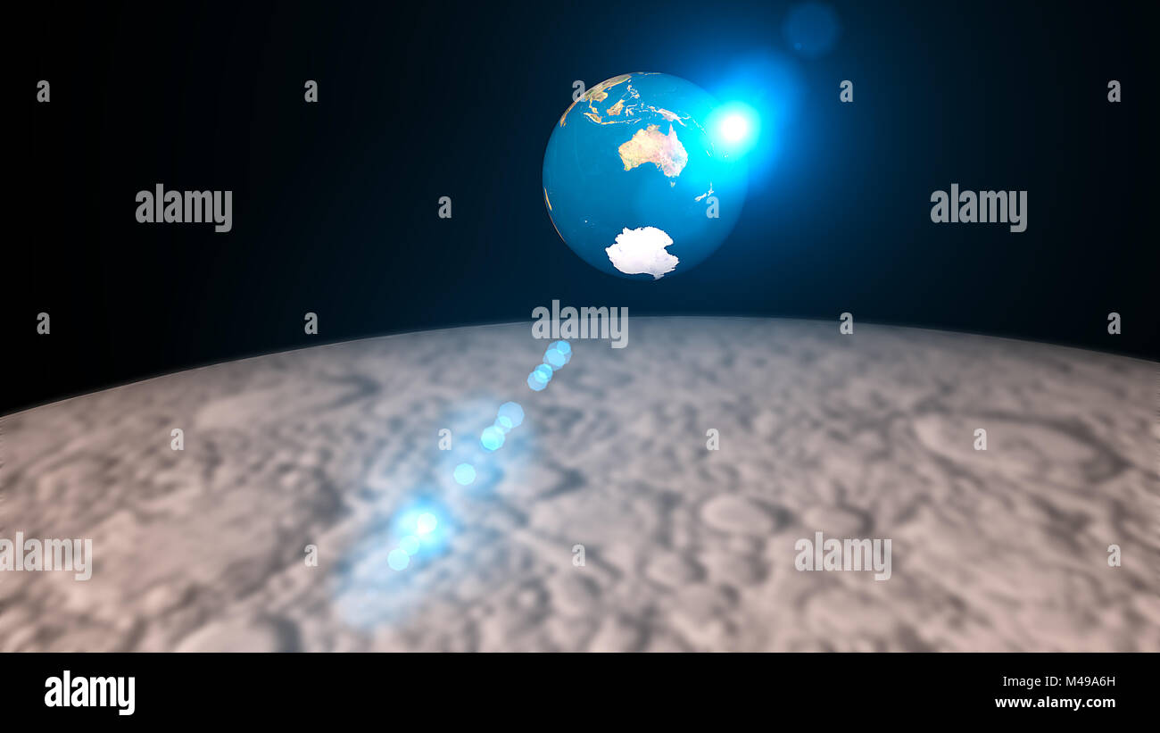 Earth moon sun rotation hi-res stock photography and images - Alamy