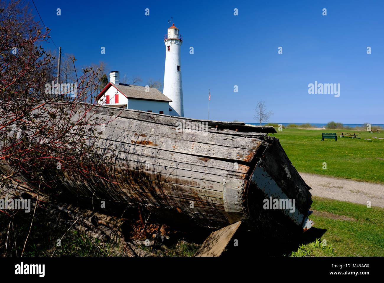 Sturgeon Point Lighthouse High Resolution Stock Photography and Images ...