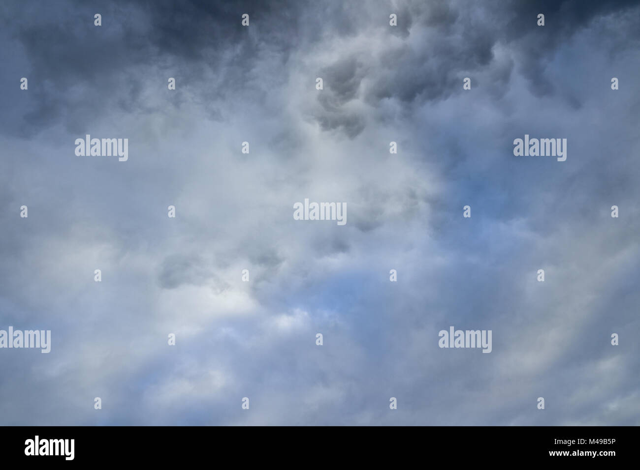 Cloudy sky over horizon, thunderclouds. Storm, rainy clouds Stock Photo - Alamy