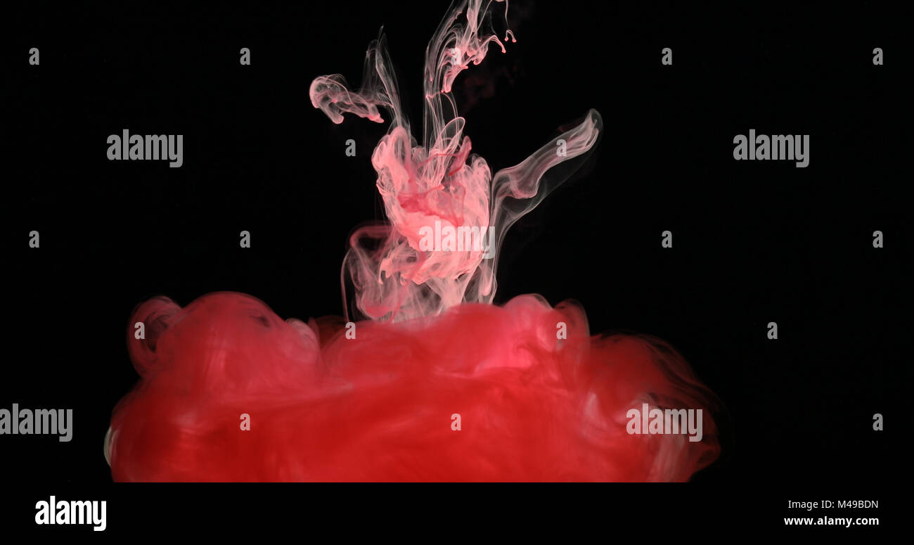 Red paint splash in slow hi-res stock photography and images - Alamy