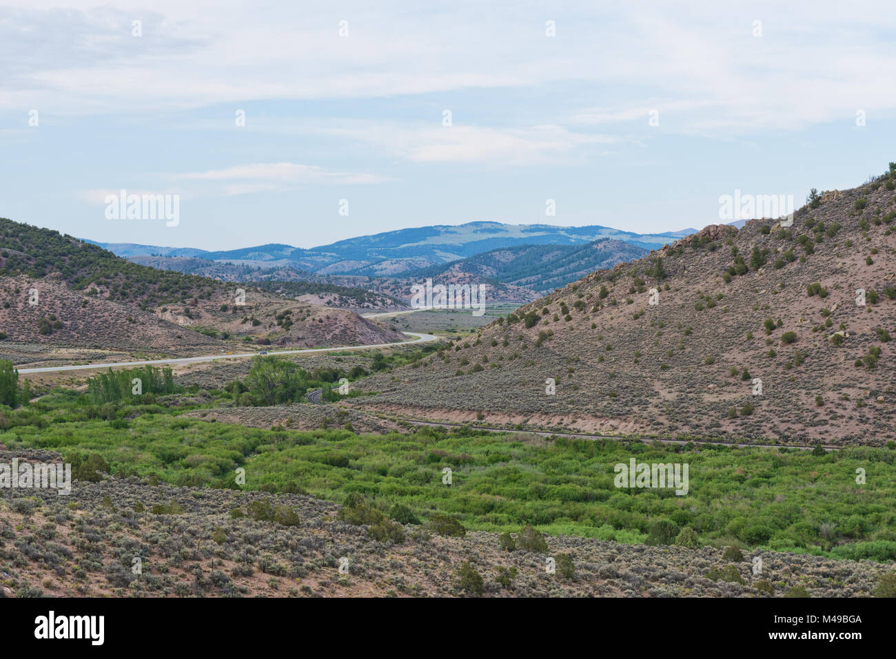 Winding train tracks hi-res stock photography and images - Alamy