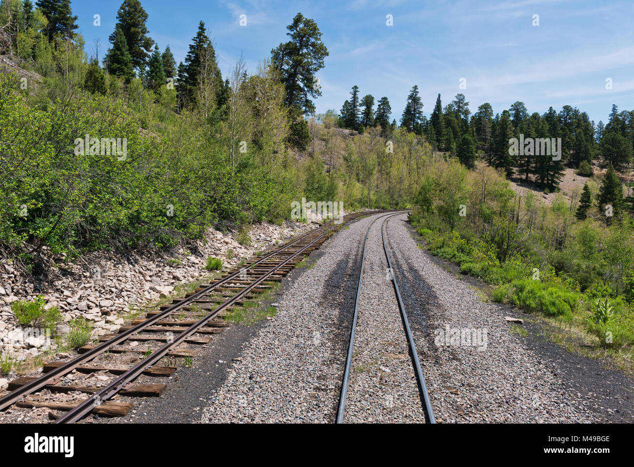 Narrow Gauge Railroad Tracks High Resolution Stock Photography and ...