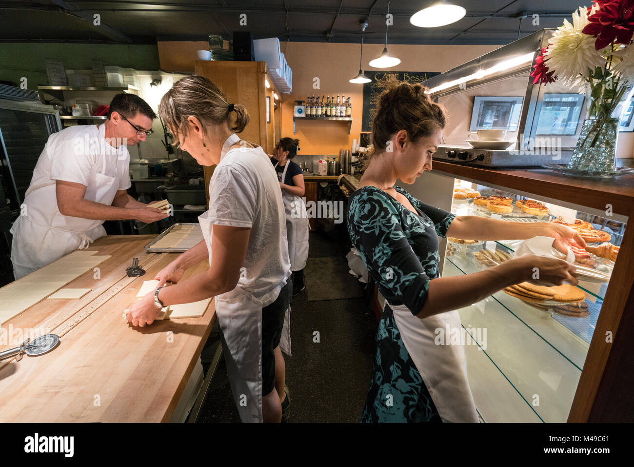 United States, Washington, Seattle, Ballard, Cafe Besalu, a French ...