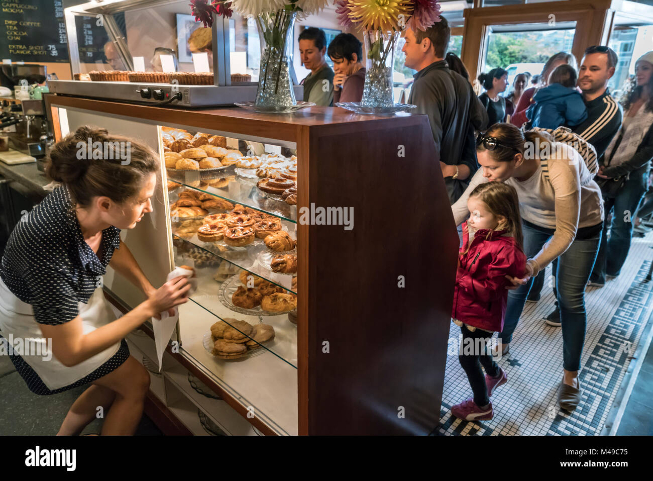 United States, Washington, Seattle, Ballard, Cafe Besalu, a French ...