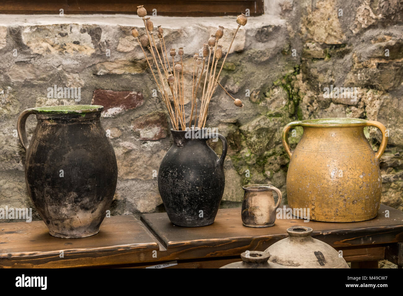 Medieval style pots hi-res stock photography and images - Alamy