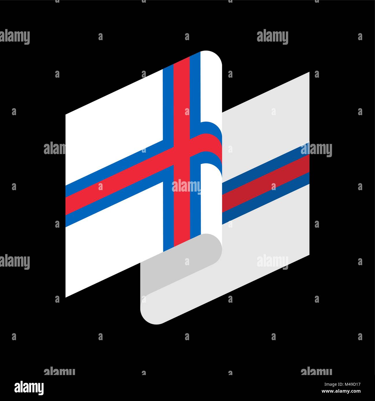 Map of the faroe island hi-res stock photography and images - Alamy