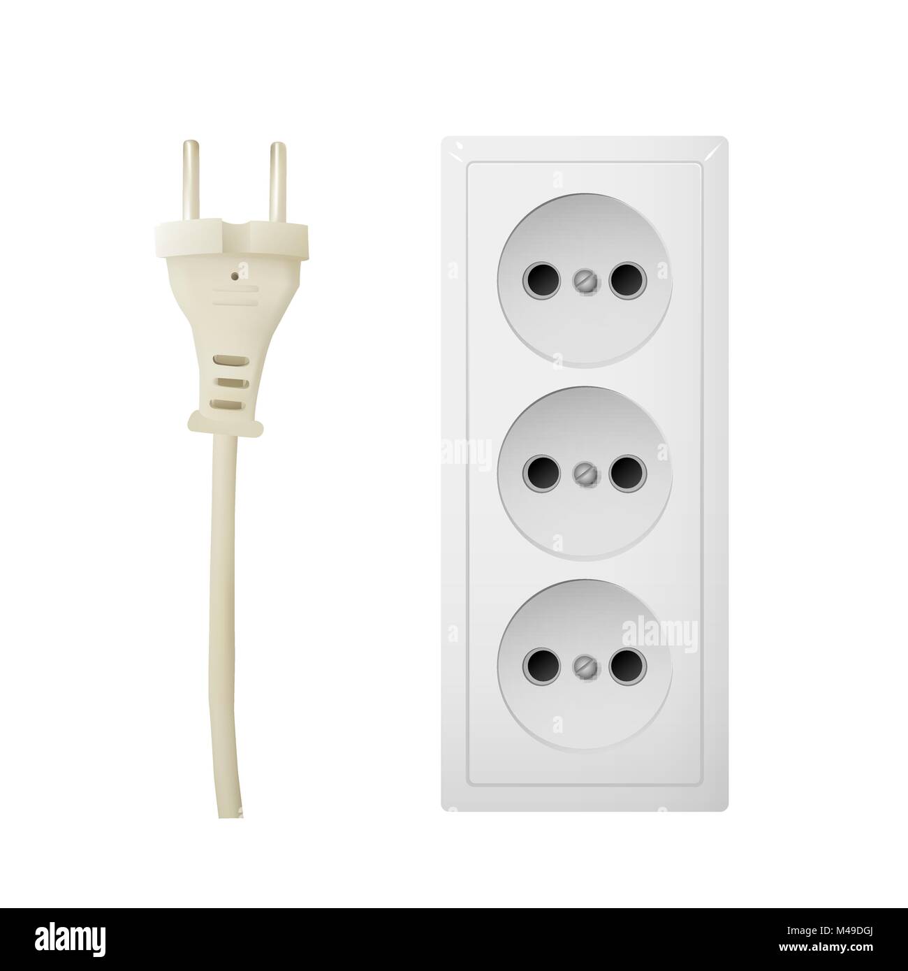 Three connectors Stock Vector Images - Alamy