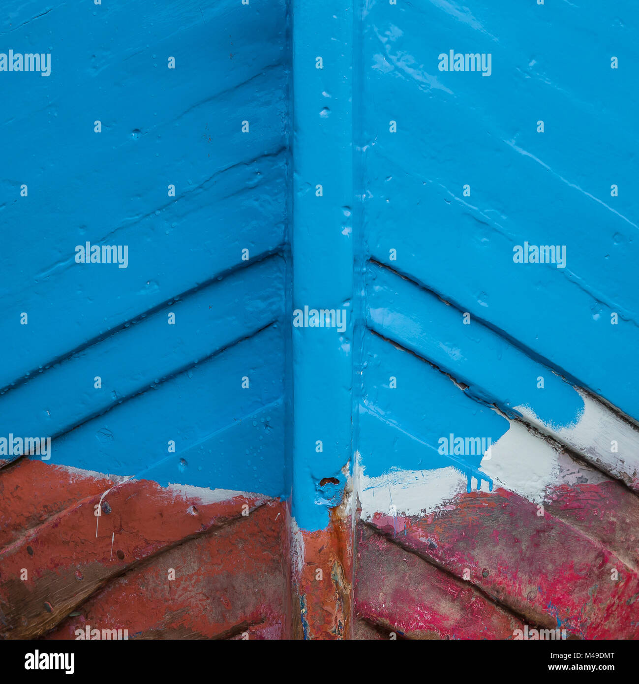 Colourful Front-on Close-up of Sailing Boat Bow Stock Photo - Alamy