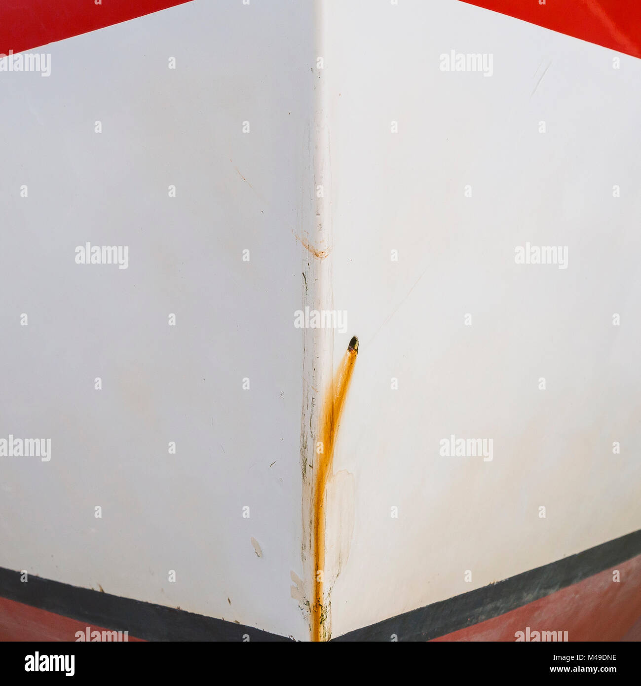 Colourful Front-on Close-up of Sailing Boat Bow Stock Photo - Alamy