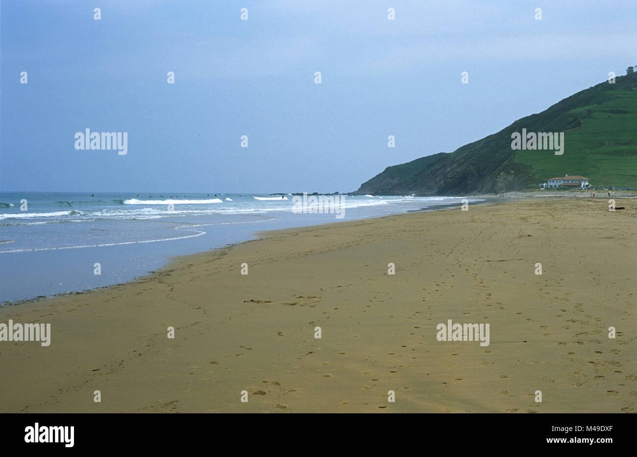 Playa de Vega beach in Asturias Spain April 2007 Stock Photo - Alamy