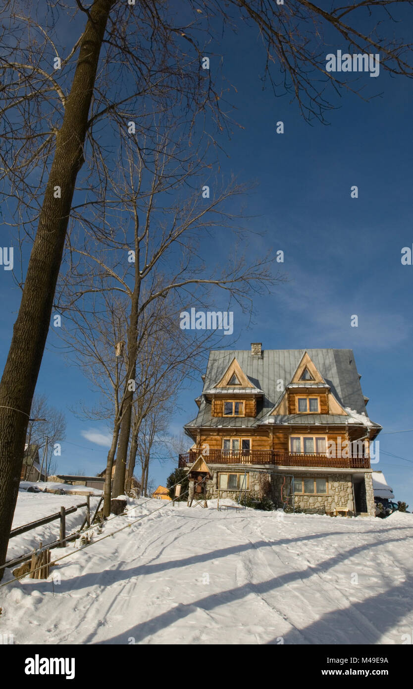 Typical polish house in town hi-res stock photography and images - Alamy