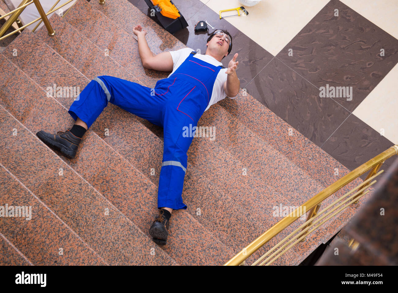 Fell Down Stairs Stock Photos & Fell Down Stairs Stock Images - Alamy