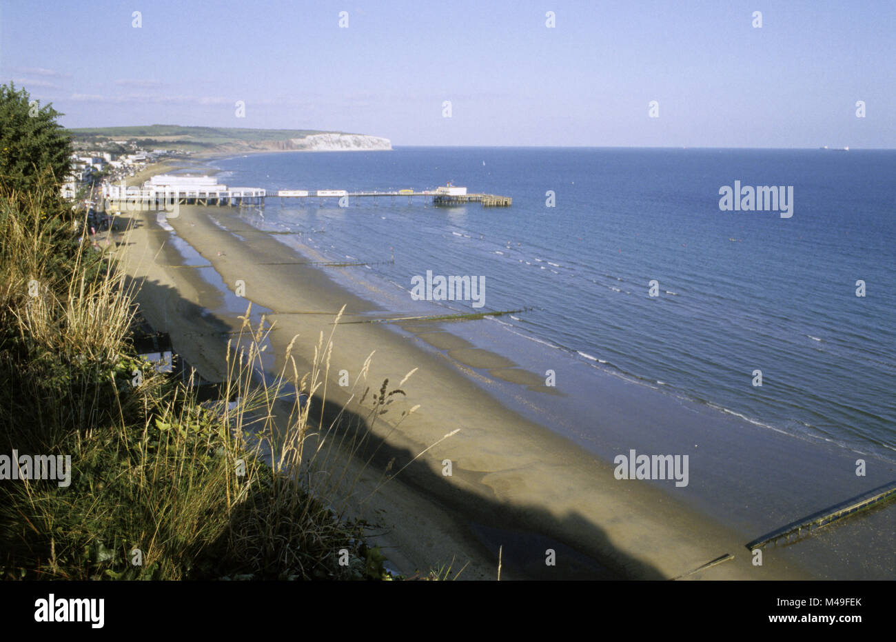 Sandown Beach on the Isle of Wight Stock Photo - Alamy