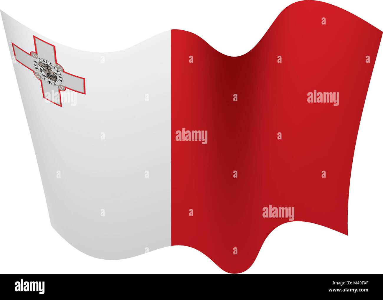 Official Flag Of Malta Cut Out Stock Images And Pictures Alamy