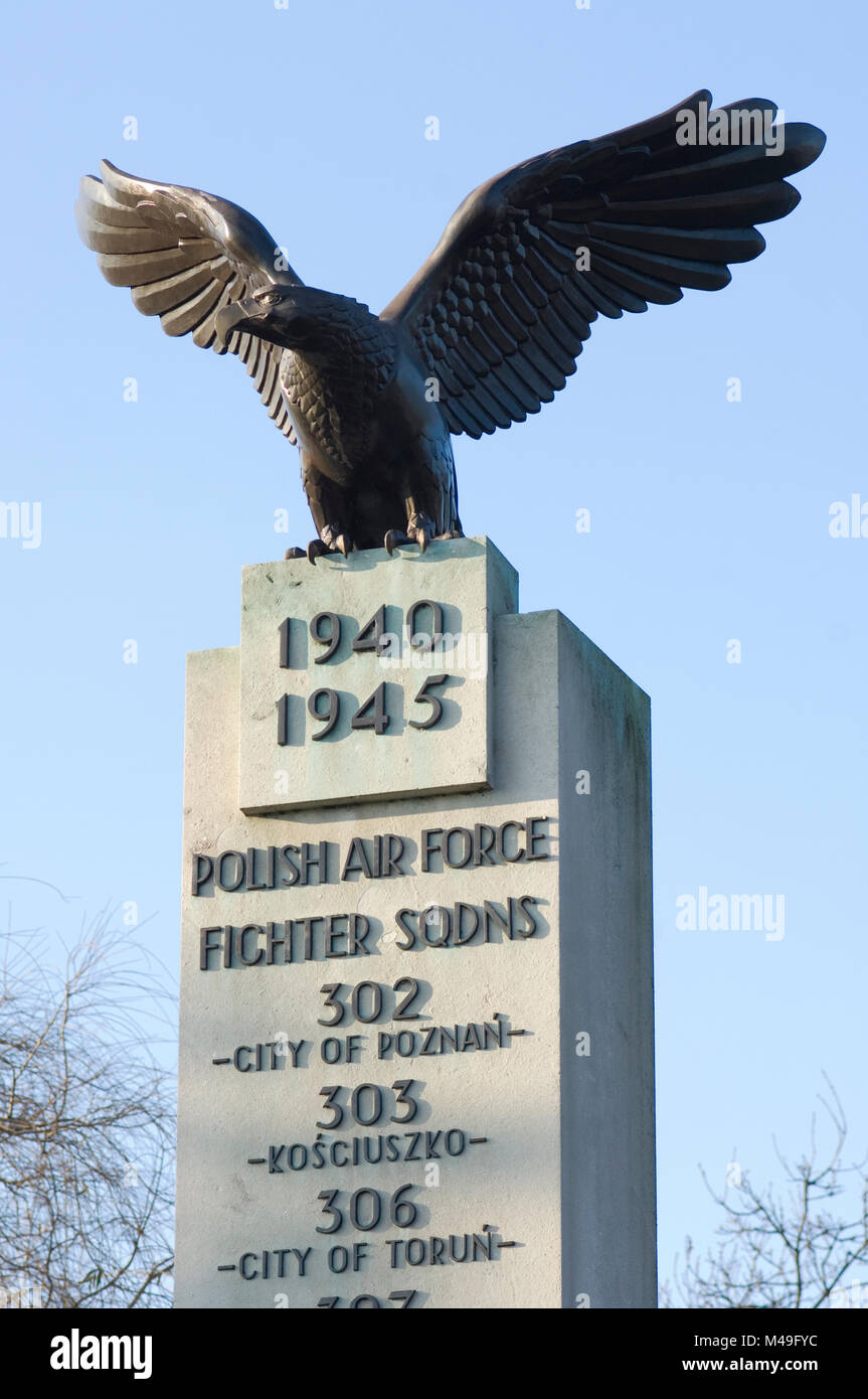 Polish War Memorial at Northolt in Middlesex, London, England 2007. In ...