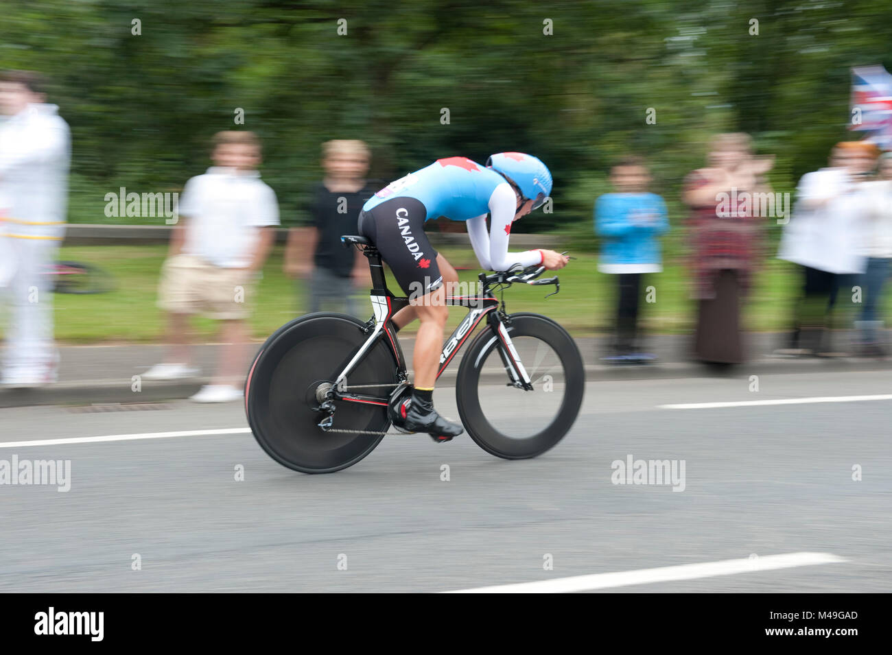 Olympics 2012. Women's Individual Time Trial. 01/08/12. Denise Ramsden ...