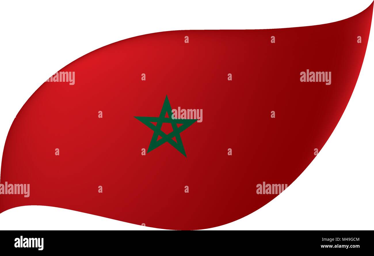 Morocco flag, vector illustration Stock Vector Image & Art - Alamy