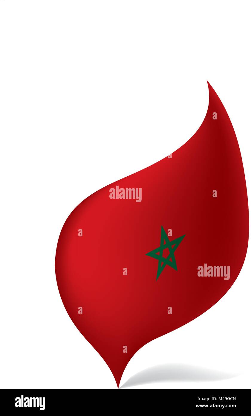 Morocco flag, vector illustration Stock Vector Image & Art - Alamy