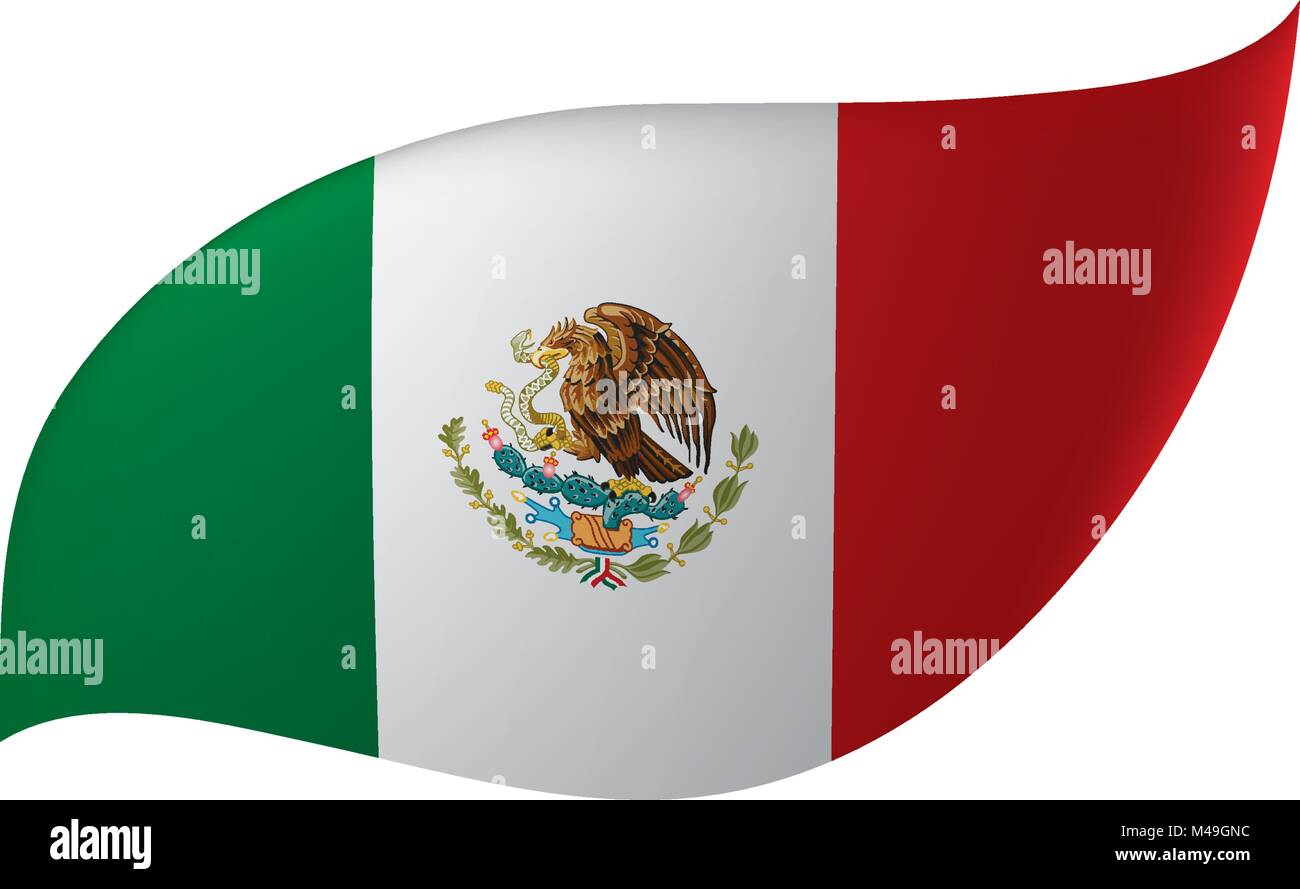 Mexican flag, vector illustration Stock Vector Image & Art - Alamy