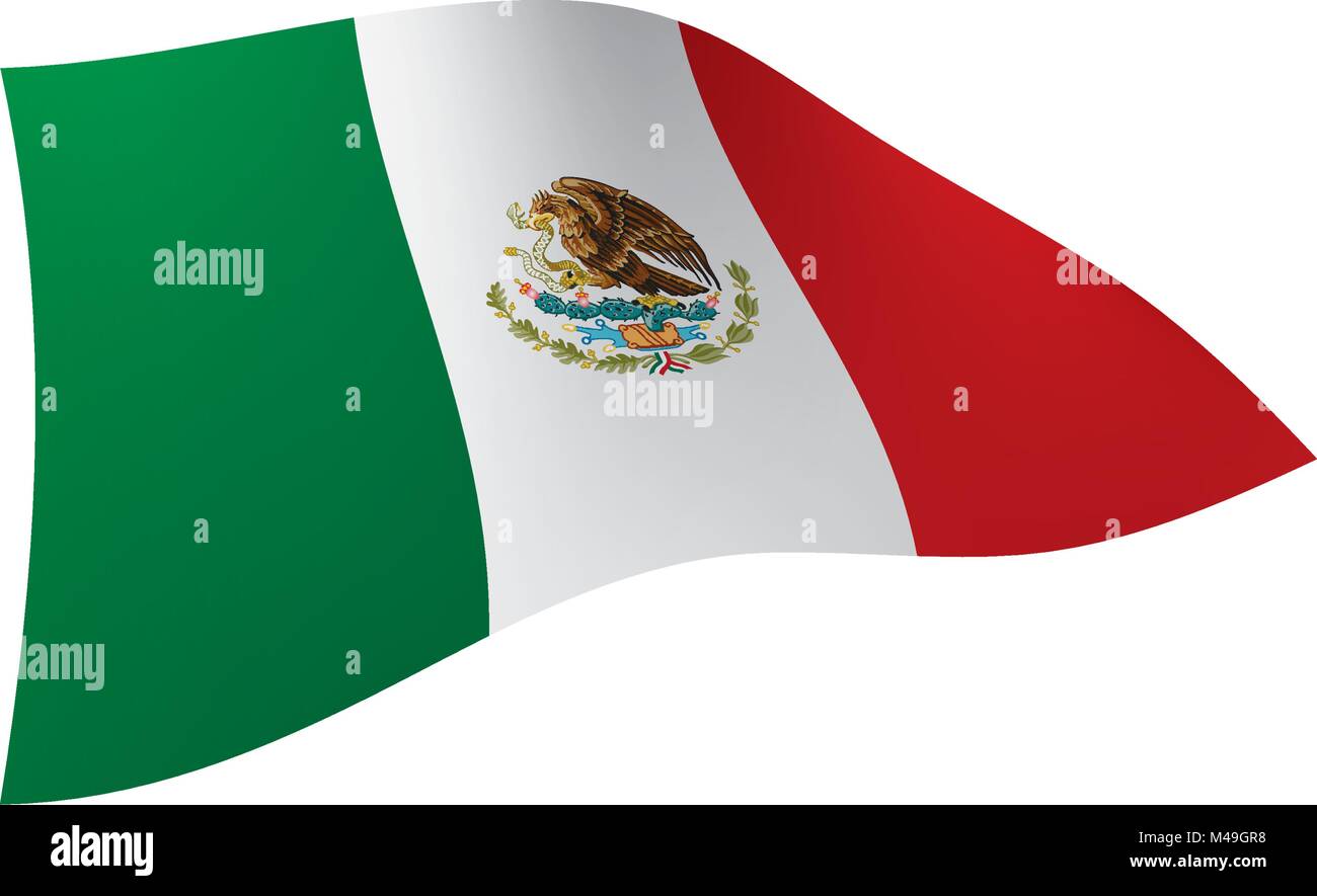 Mexican flag, vector illustration Stock Vector Image & Art - Alamy